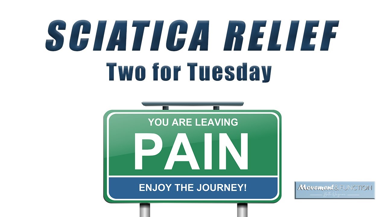 Top 2 Exercises for Sciatica Pain Relief | Sciatic Nerve Floss and Piriformis Stretch