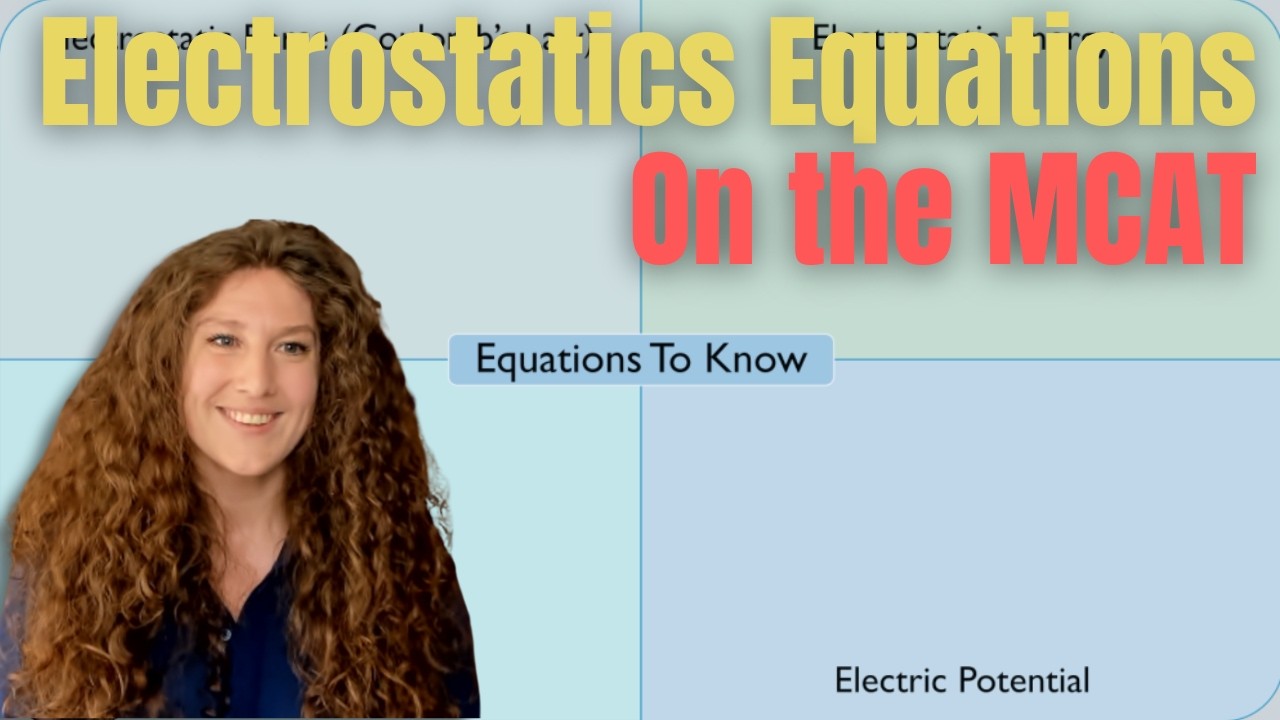 MCAT Physics: The Definitive Electrostatics Equations Study Guide