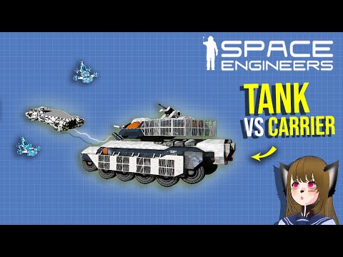 Steam Community :: Video :: Space Engineers Tank Players Fighting a Carrier Ship be Like
