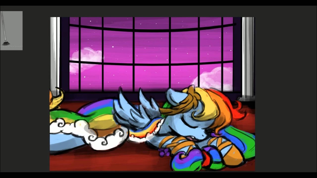 (45minutechallenge) rainbowdash gala