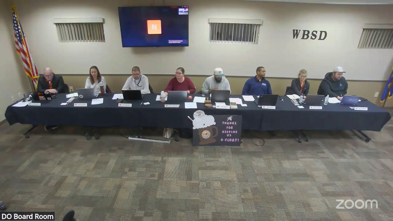 1.12.26 Regular School Board Meeting