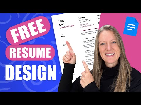Free resume - template customisation with Google Docs