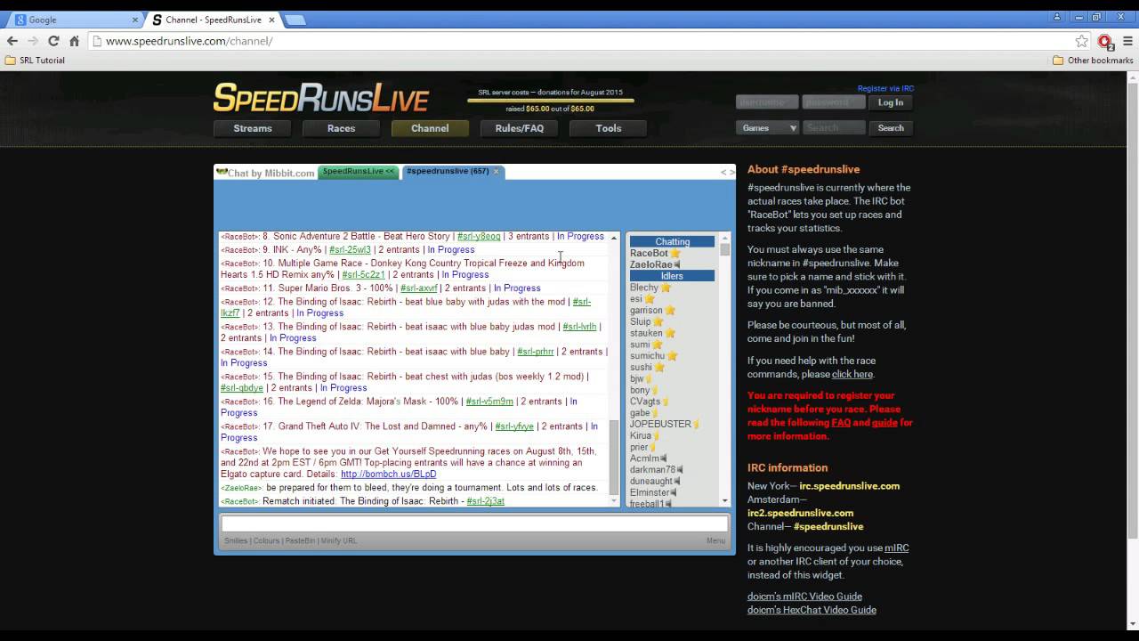SRL Registration Tutorial