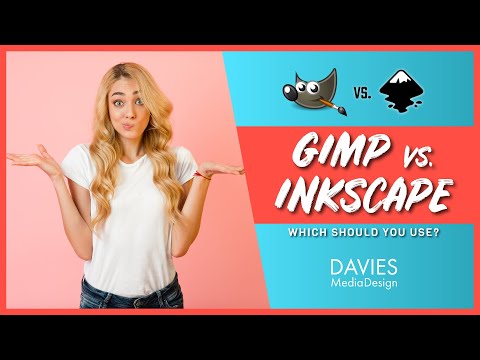 GIMP vs Inkscape | Beginner's Guide to Free Photo Editing & Graphic Design Software