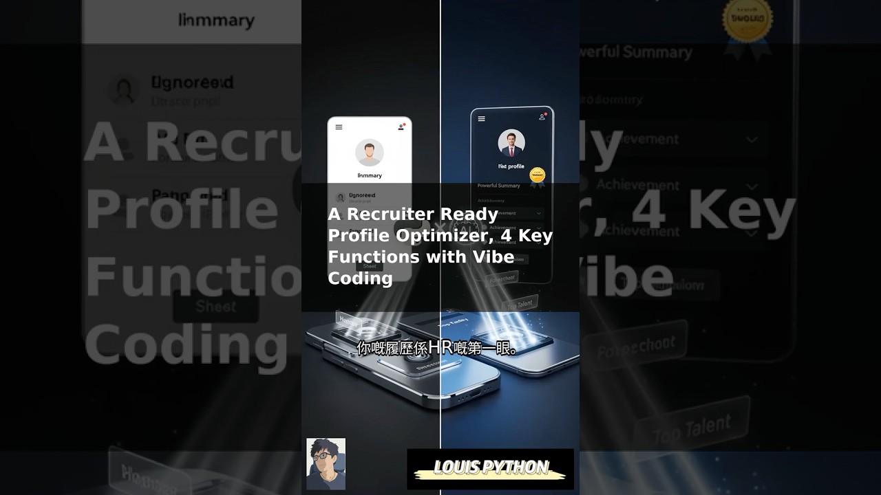 💡 Python AI Profile Optimizer: Boost Your LinkedIn NOW! 🚀 @PyLouis #ProfileOpti
