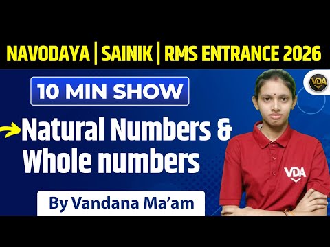 Natural Numbers & Whole Numbers | #navodaya | #sainikschool #rms Entrance Exam 2026 @veerpathacademy