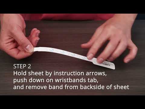 How to Apply the TenderCare® Thermal Newborn ID System