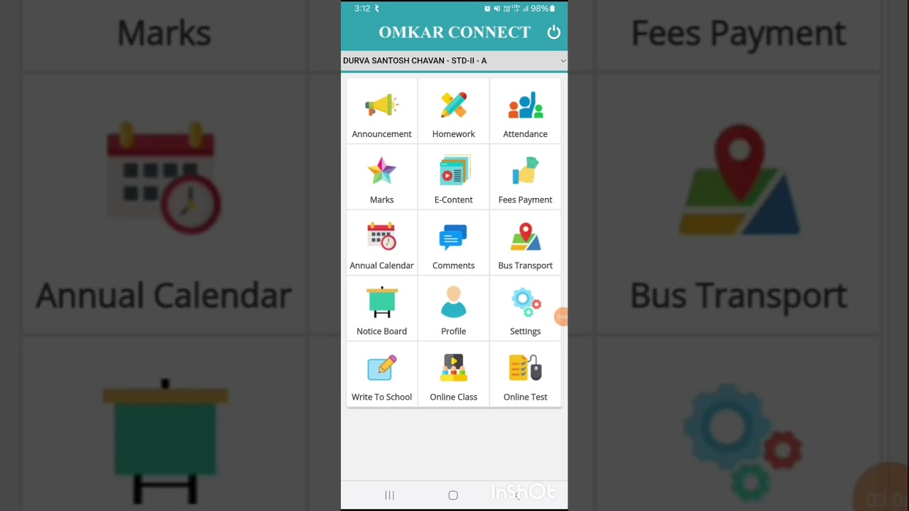 Guidance Video for Parents and Students to use Omkar Connect School App