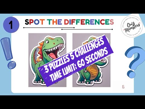 [ Find Differences ] Before The Time Runs. 3 Puzzles | Ultimate Fun Differences Game for All Ages