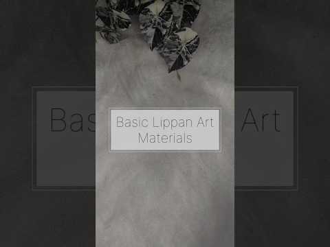 Lippan Art materials for beginners🪄 #lippanart #art #trending #shorts