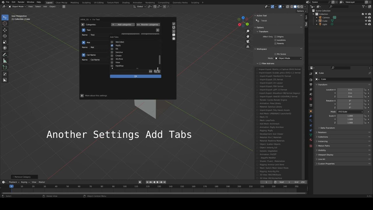 N Panel Sub Tabs 2.0 Example