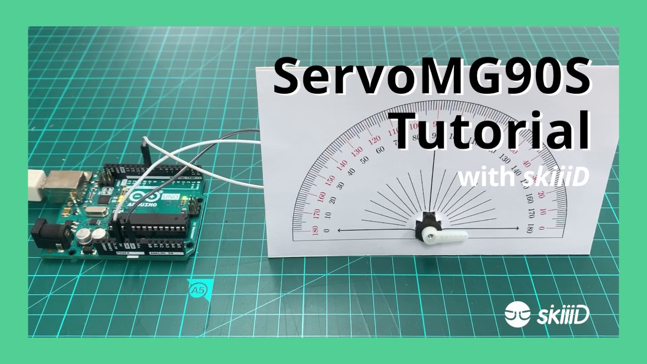 skiiiD - Easiest way to code Servo MG90S on Arduino.