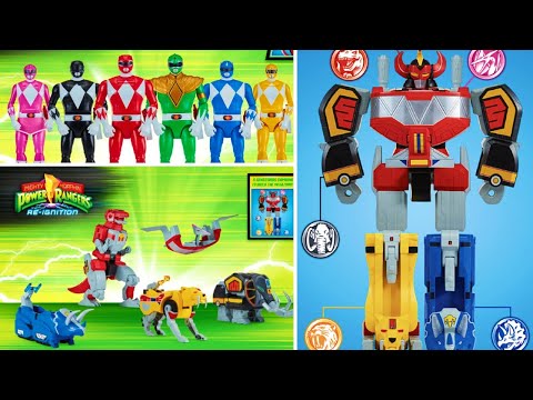MEGAZORD & MORE REVEALED! Mighty Morphin Power Rangers Re-Ignition Line from Playmates Toys