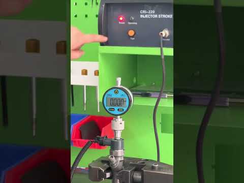 Bosch 110 injector disassembly and assembly demonstration common rail test bench #testbench