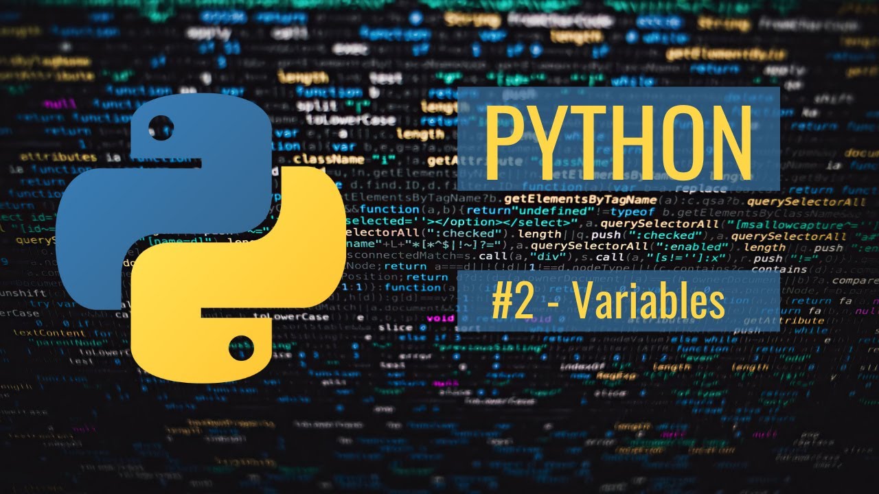 Python Tutorial For ABSOLUTE Beginners #2 - Variables