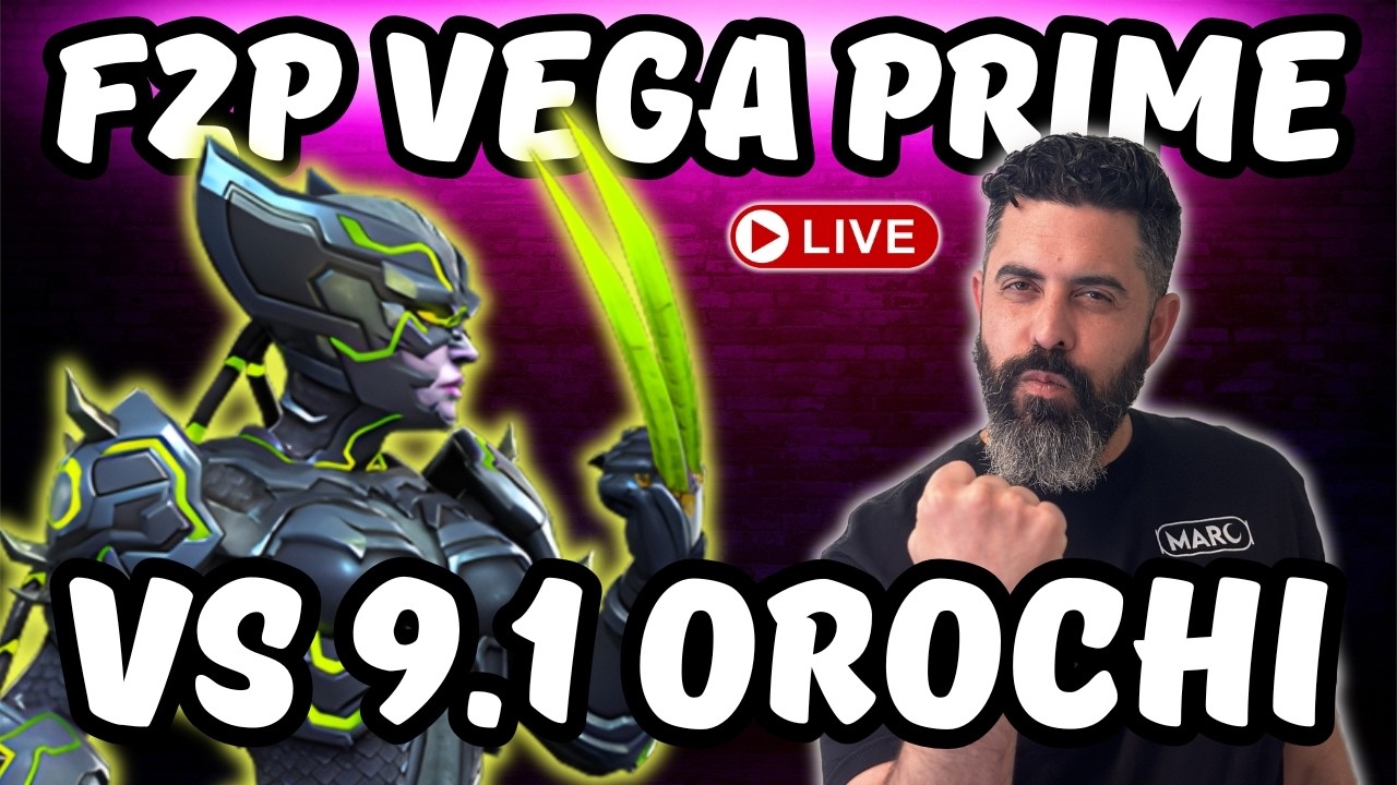 F2P Vega Prime vs Act 9.1 Orochi Boss Live - MCoC