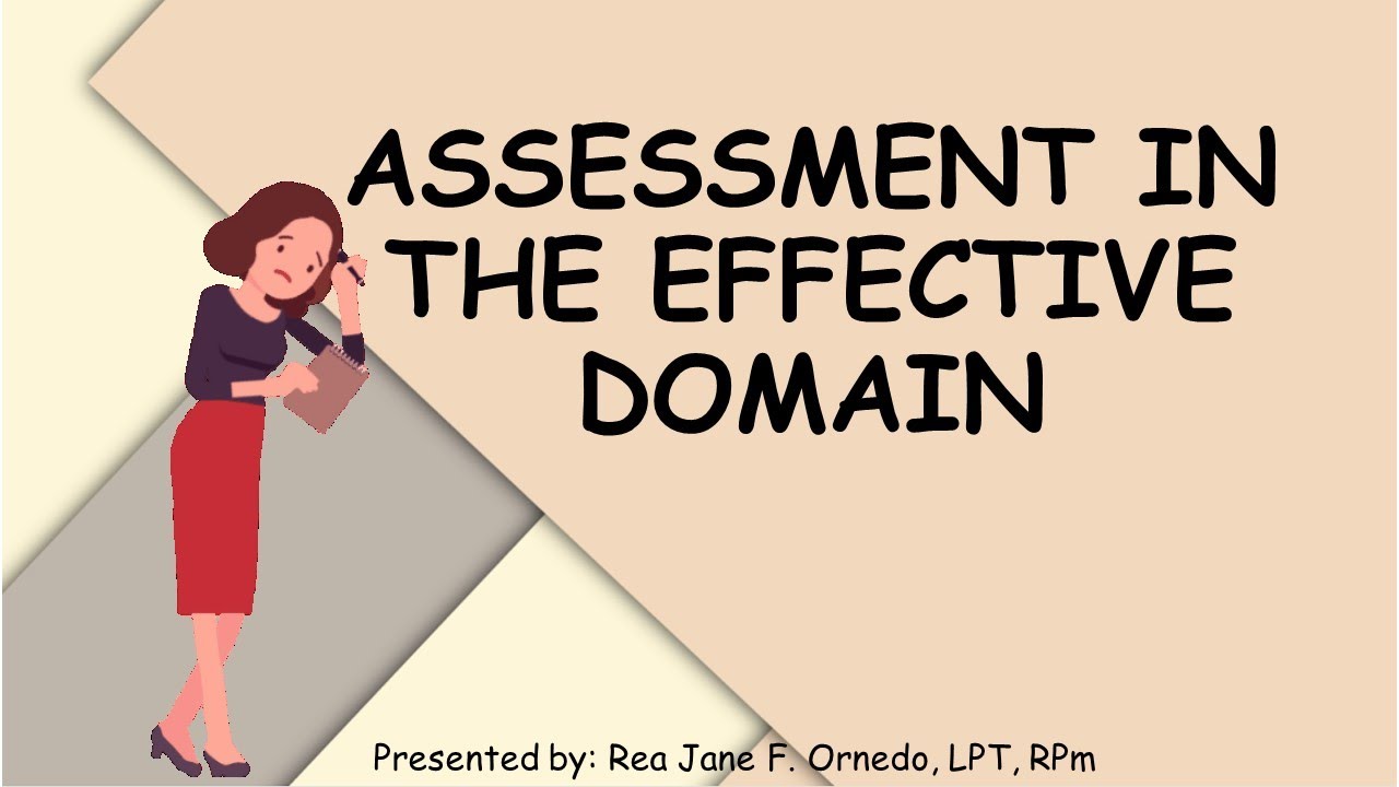 LESSON 8-ASSESSMENT IN AFFECTIVE DOMAIN
