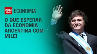 Bolsa da Argentina fecha em alta recorde após posse de Milei | CNN Brasil