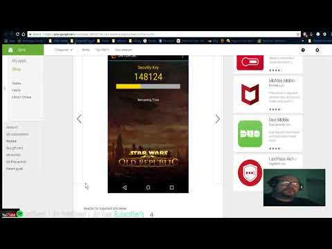 How to set-up security key for swtor plus it give's you 100 cartel coins every month