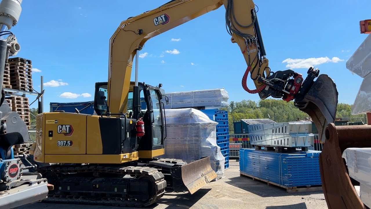 Grävmaskin CAT 307.5, Mark, Klaravik auktioner