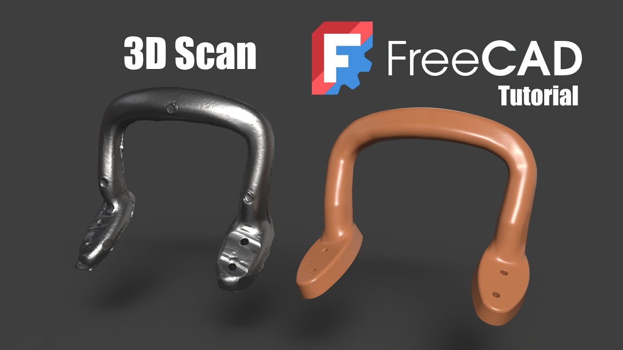 Reverse Engineering Complex Geometry with FreeCAD 1.1 (Handlebar Project)