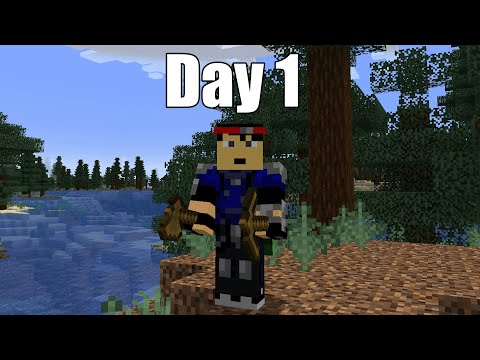 Surviving 365 Days in MINECRAFT - Pilot day 1