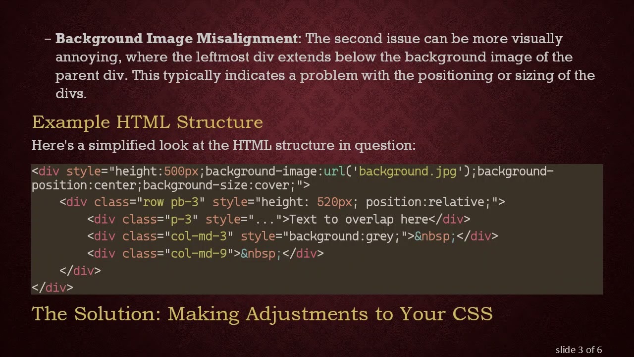 How to Fix Overlapping Divs Extending Past Page Width in Bootstrap