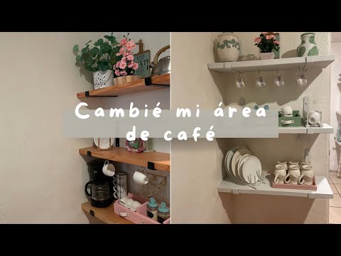 Area de café estilo Cottage//Renovando//Casa Infonavit