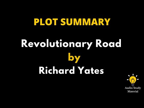 Plot Summary Of Revolutionary Road By Richard Yates. - "Revolutionary Road" By Richard Yates