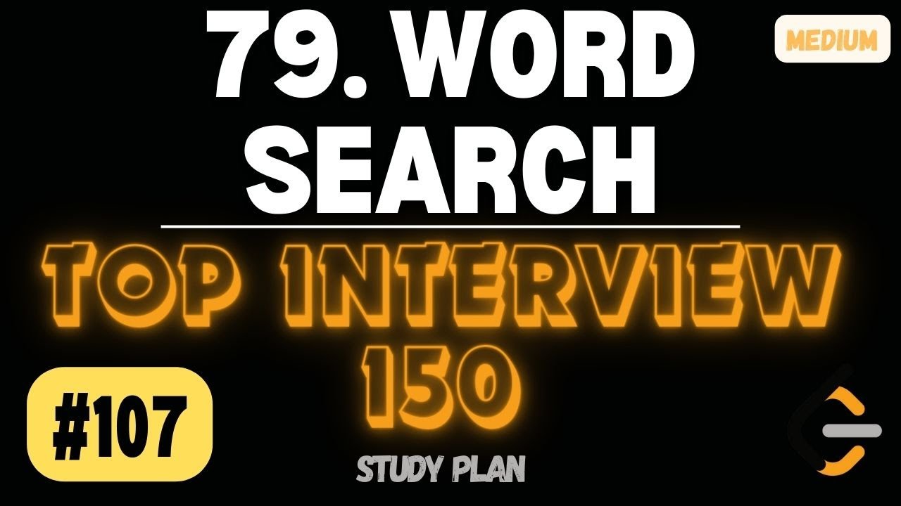 Leetcode | 79. Word Search | Medium | Java Solution