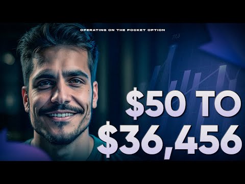 $50 to $36,456 on Pocket Option | Binary Options Strategy So EASY You’ll Think Too Good to Be True