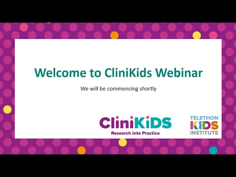 CliniKids Webinar - The future of autism intervention research in Australia