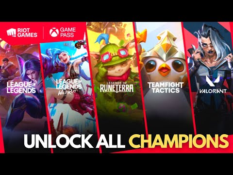 Riot Games Unlocks All Champions | Riot Games - Game Pass Trailer | Xbox & Bethesda Showcase 2022