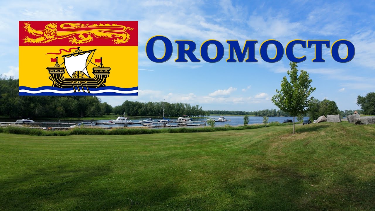 Oromocto by Bicycle: Summer ride in the town of Oromocto, New Brunswick by the Saint John River