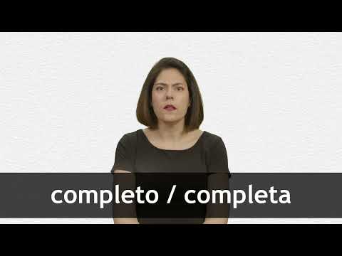 English Translation of “COMPLETA” | Collins Spanish-English Dictionary