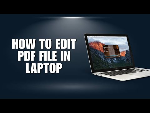 How to Edit Pdf File in Laptop - Full Guide✅