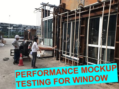 Performance Mockup Unit for window