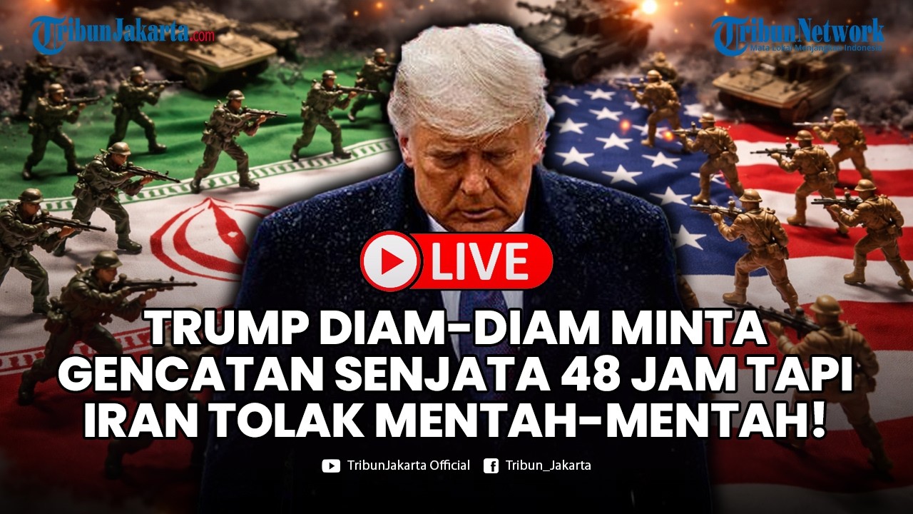 🔴LIVE: Trump Minta Gencatan Senjata 48 Jam tapi Ditolak Mentah-mentah! Iran Malah Bom 2 Jet AS