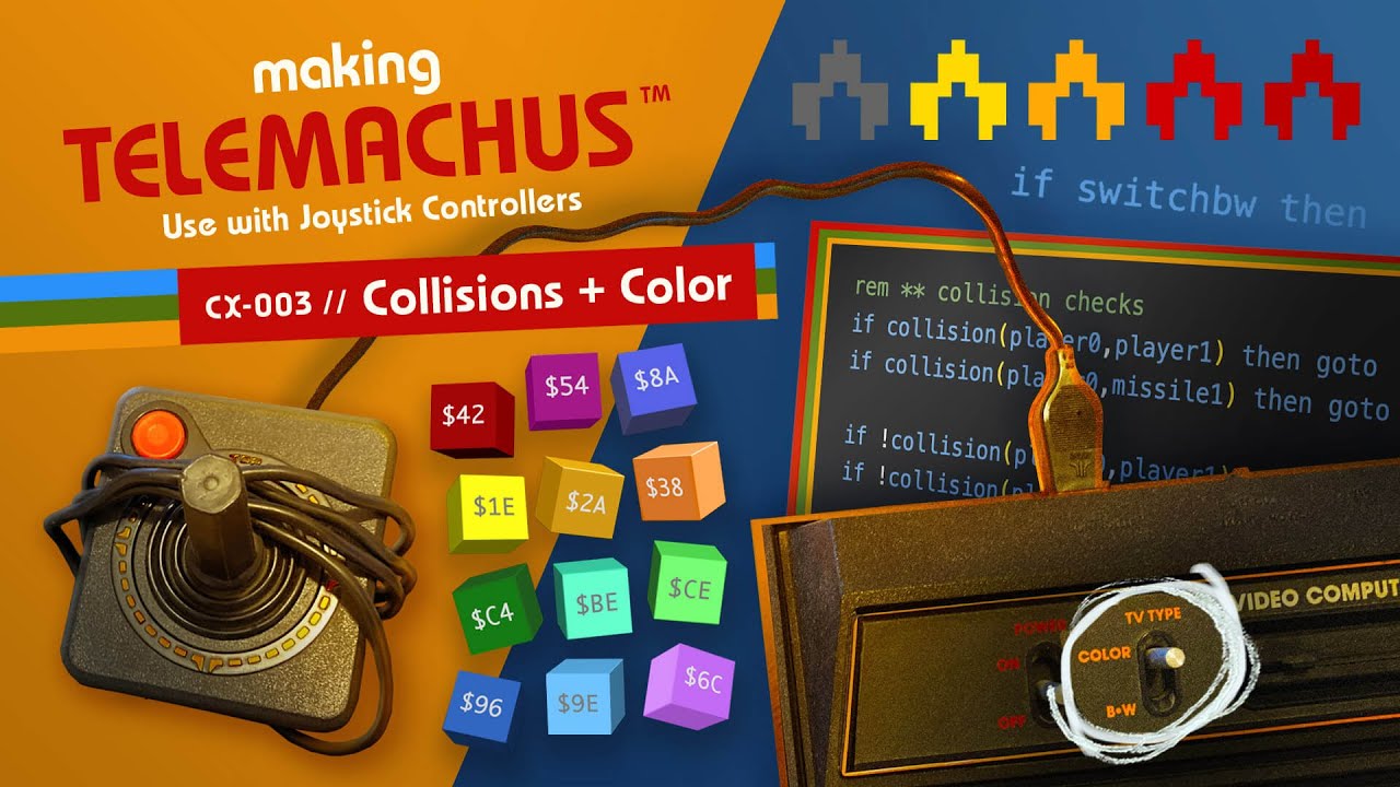 Making Telemachus // Collisions + Color // Learning bAtari Basic!