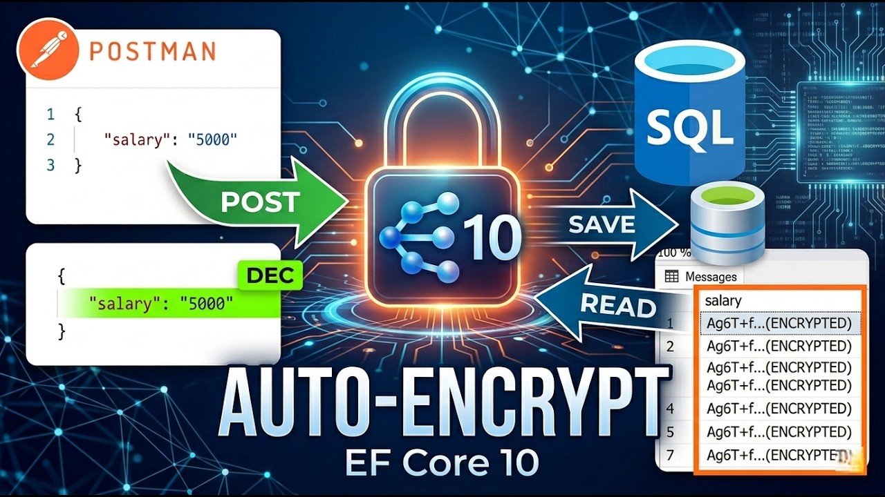 EF Core Value Converters: Automatic Database Encryption in C# .NET 10 🔥