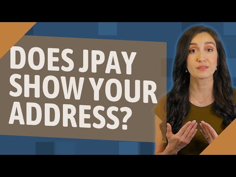 Does JPay show your address?