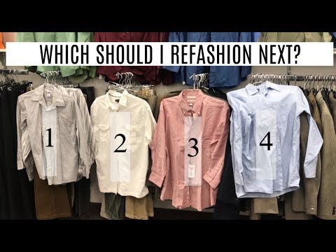 WHICH ONE SHOULD I REFASHION NEXT? THRIFT STORE SHOPPING