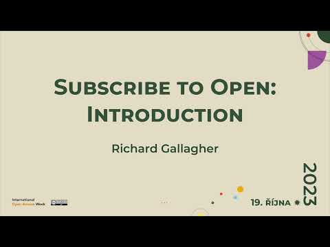Subscribe to Open: Introduction