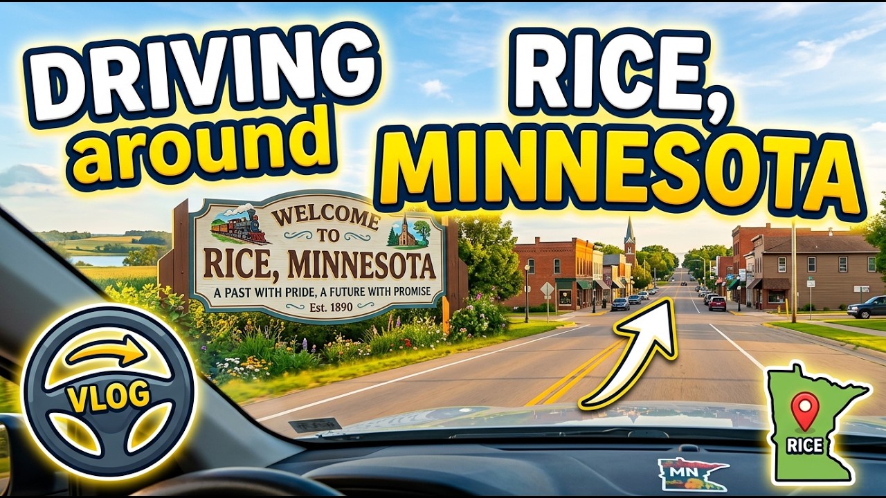 Driving around Rice, Minnesota