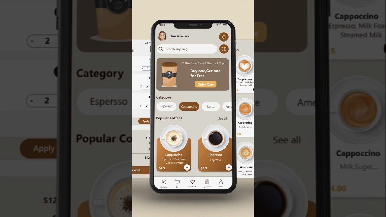 how to build a Coffee Shop app in android studio? #android_studio #coding #kotlin  #java