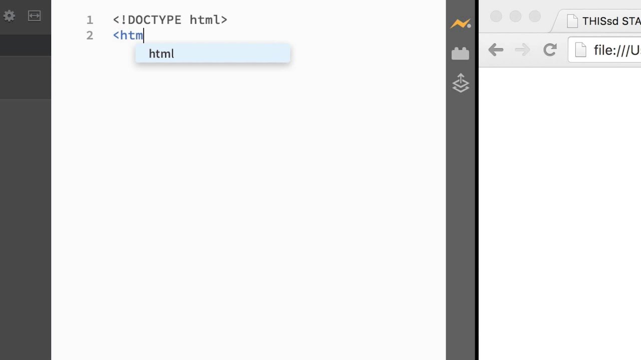 HTML - Set up your html and CSS Files