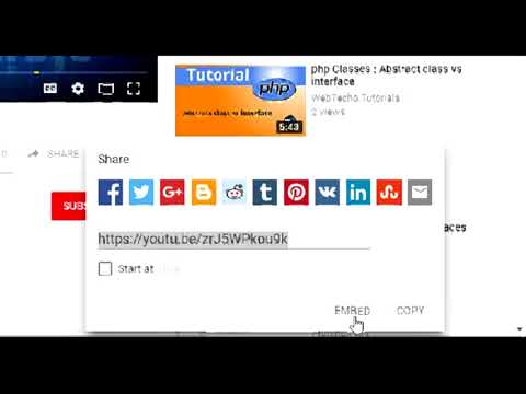 How to embed vs link a Youtube Video in your web page?