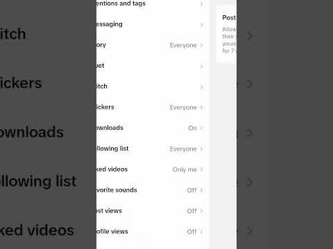 how to get tiktok post view option on
