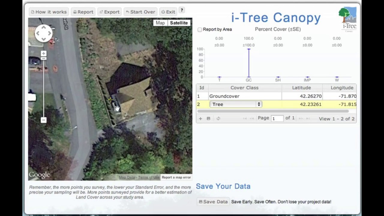 i-Tree Canopy - Classifying Points