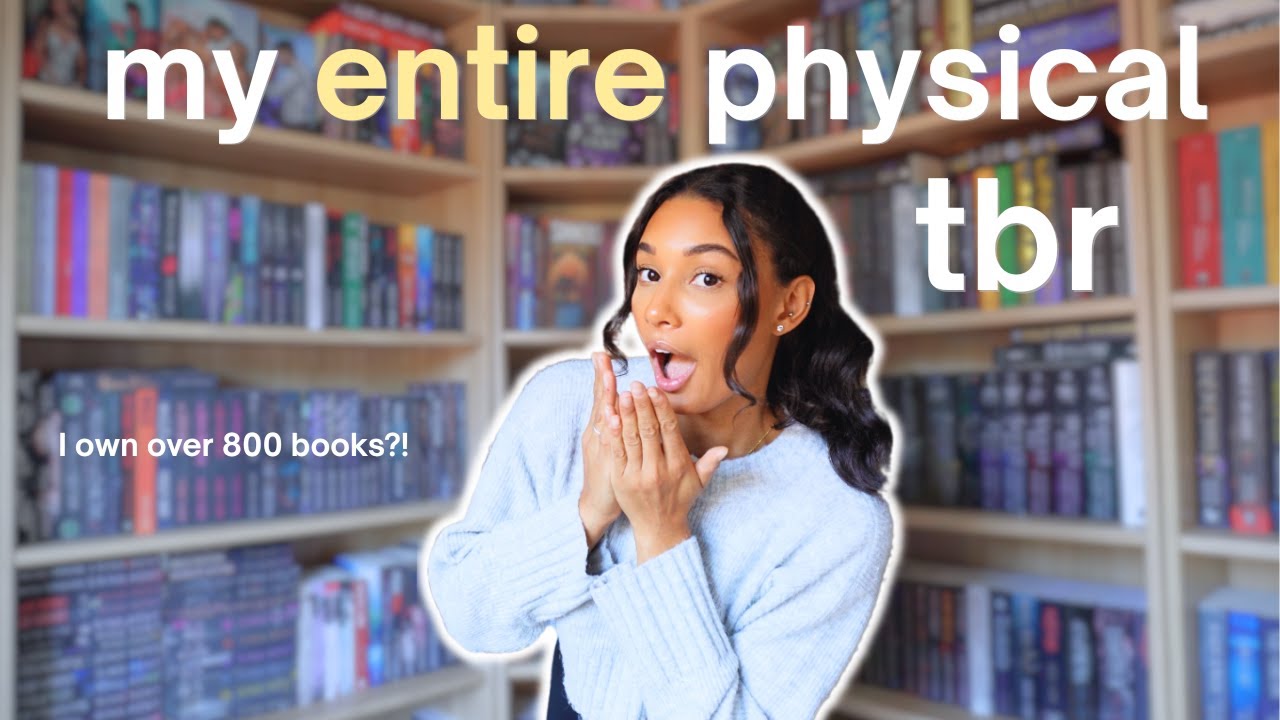 going through my ENTIRE physical tbr 🫣📖 over 150 books?!